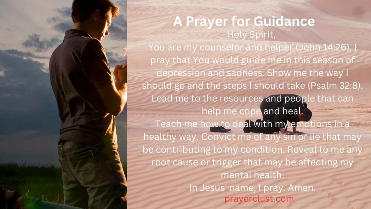 20 Short Prayers for those Struggling with Depression and Sadness ...