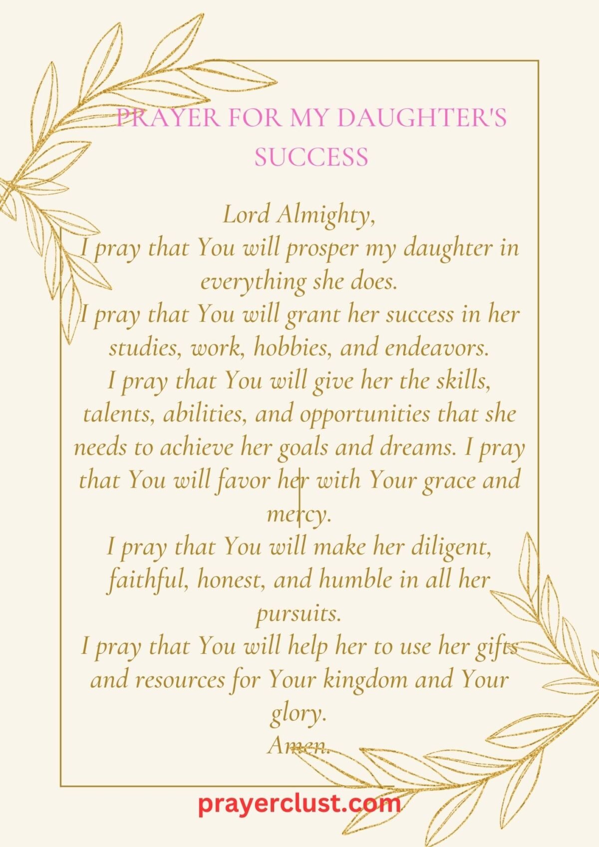 10 Powerful Prayers for My Daughter's Protection, Health, Happiness ...
