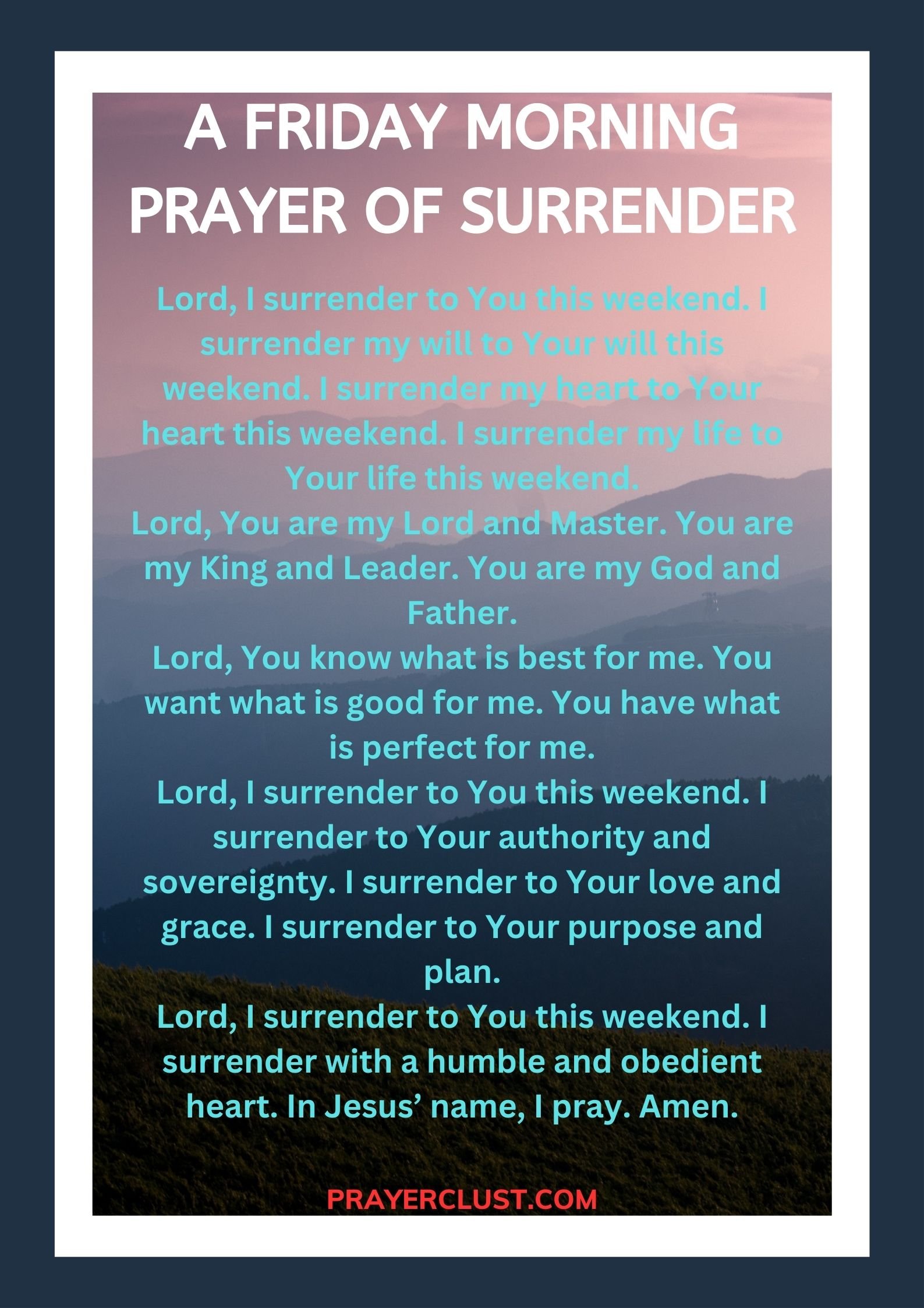 15 Powerful Friday Morning Prayers to End the Week Strong and Prepare ...