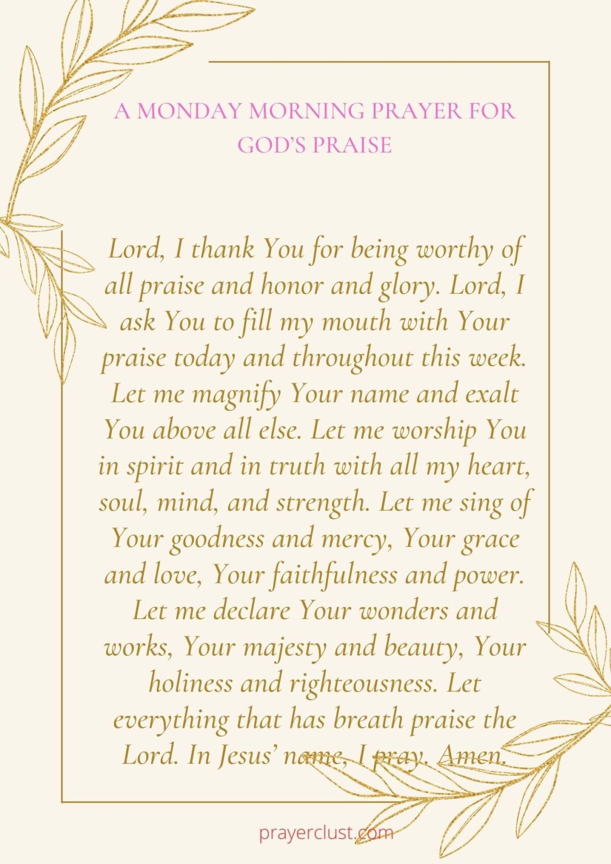15 Uplifting Monday Morning Prayers for a Successful and Rewarding Week ...