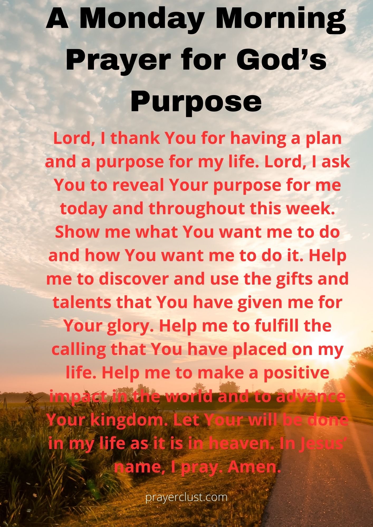 15 Uplifting Monday Morning Prayers for a Successful and Rewarding Week ...