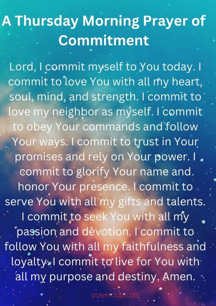 15 Powerful Thursday Morning Prayers to Invite His Presence and Receive ...