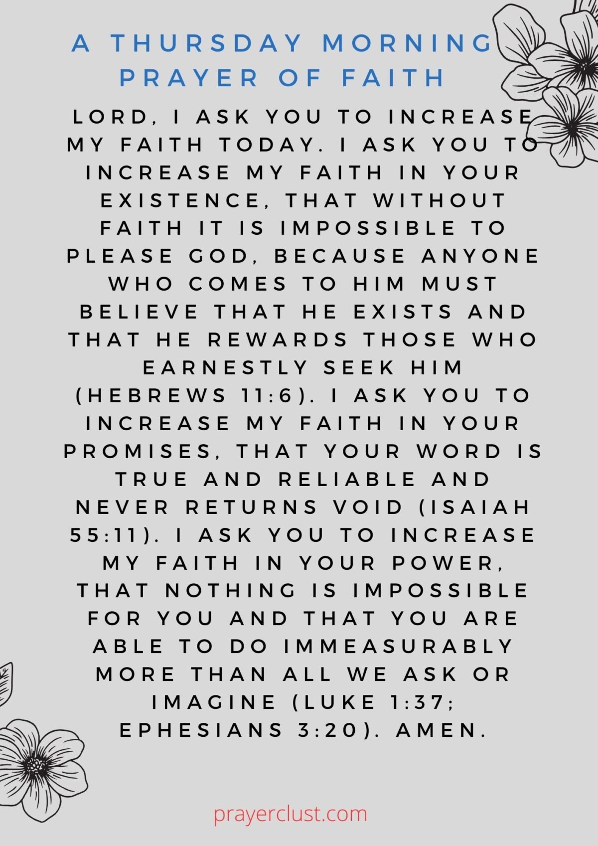 15 Powerful Thursday Morning Prayers to Invite His Presence and Receive ...