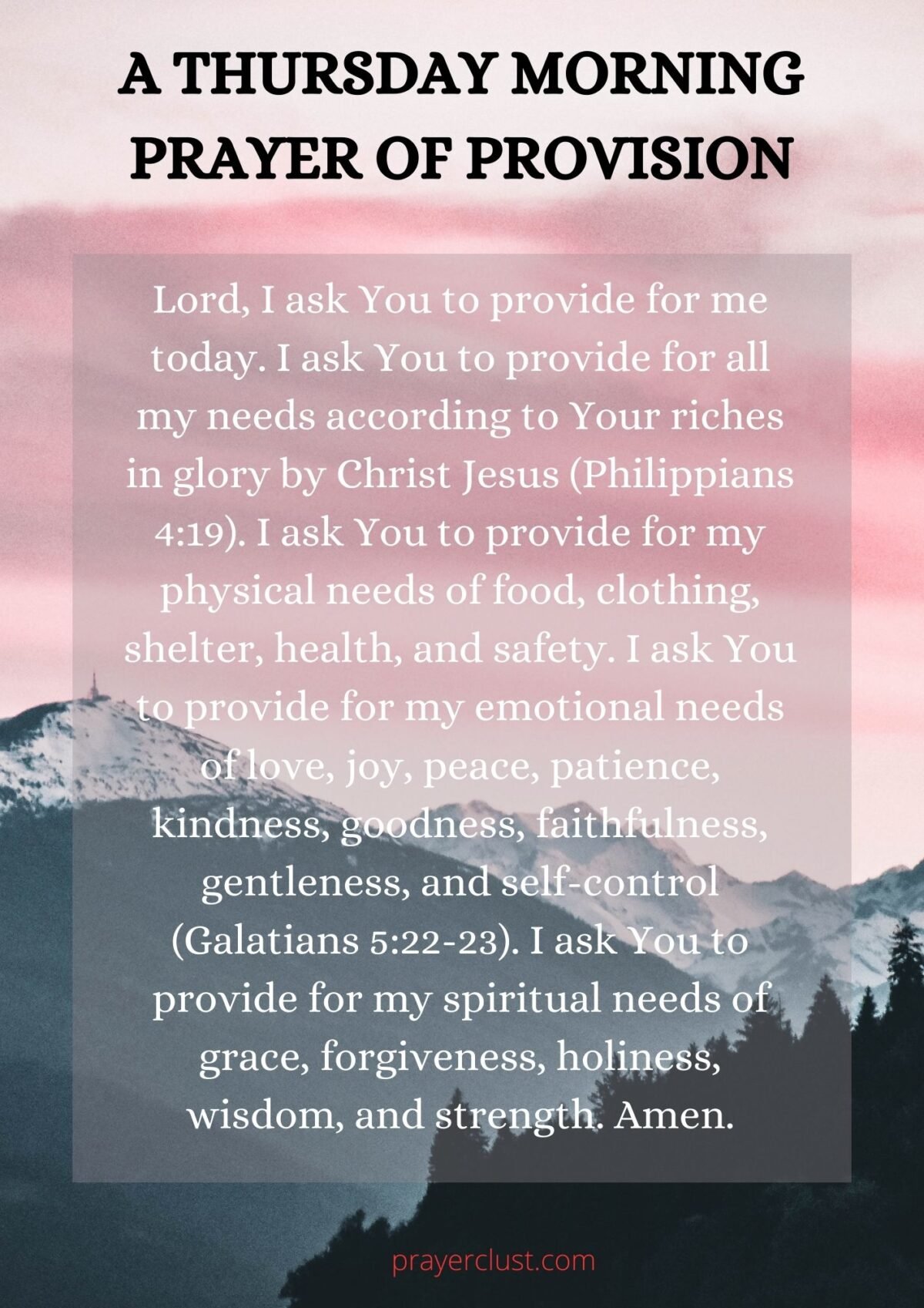 15 Powerful Thursday Morning Prayers to Invite His Presence and Receive ...