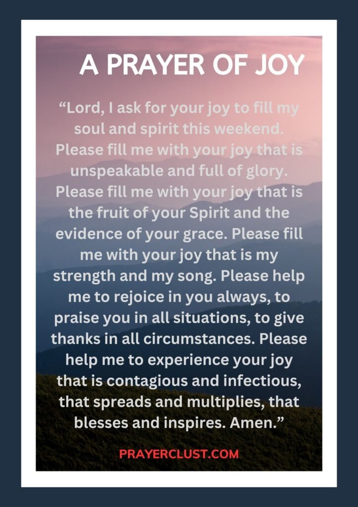15 Uplifting Saturday Morning Prayers to End Your Week Strong and ...