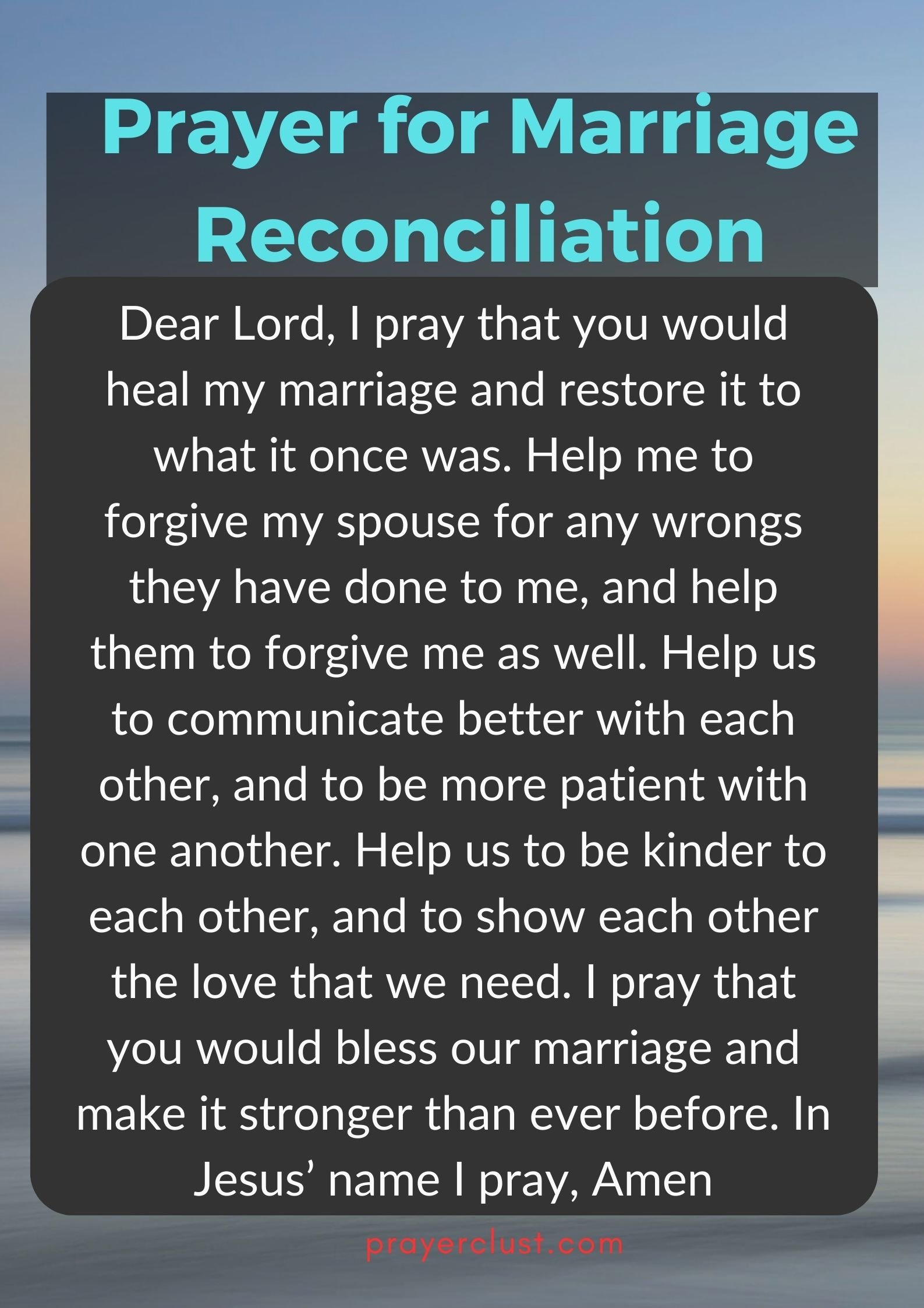 25 Short Healing Prayers for Marriage Restoration: Hope and Healing for ...