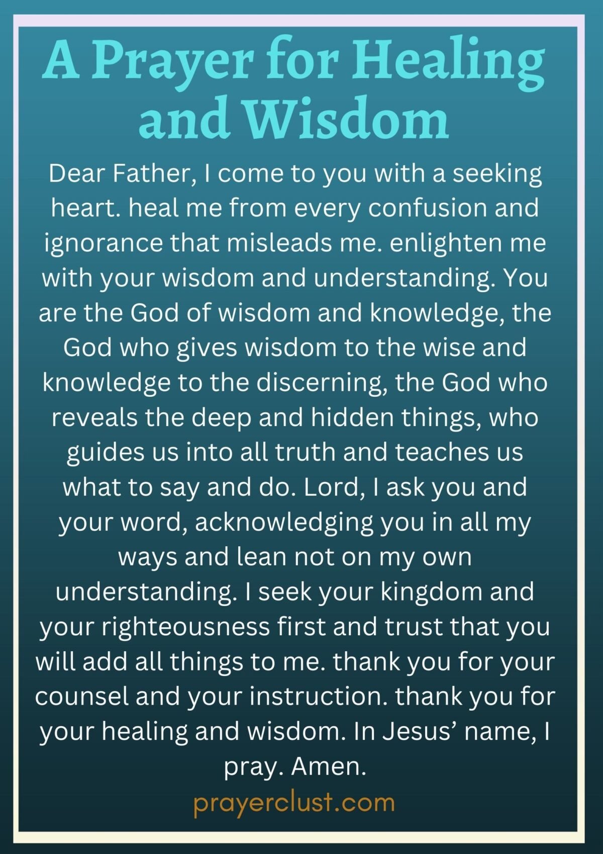 20 Powerful Prayers for Healing and Strength to Ignite Hope, and Divine ...