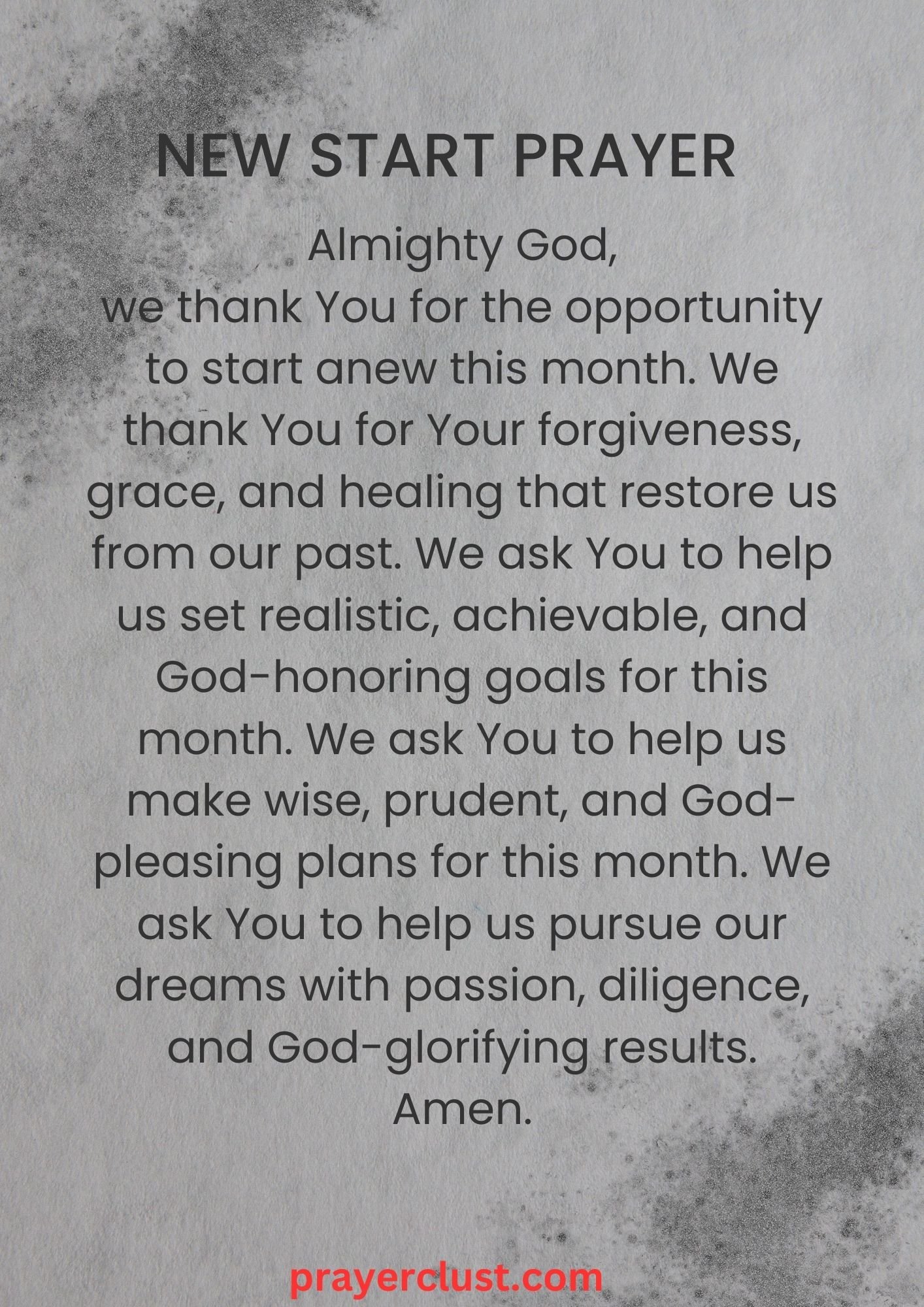 11 Strong New Month Prayers and Blessings for A fresh Start - Prayer Clust