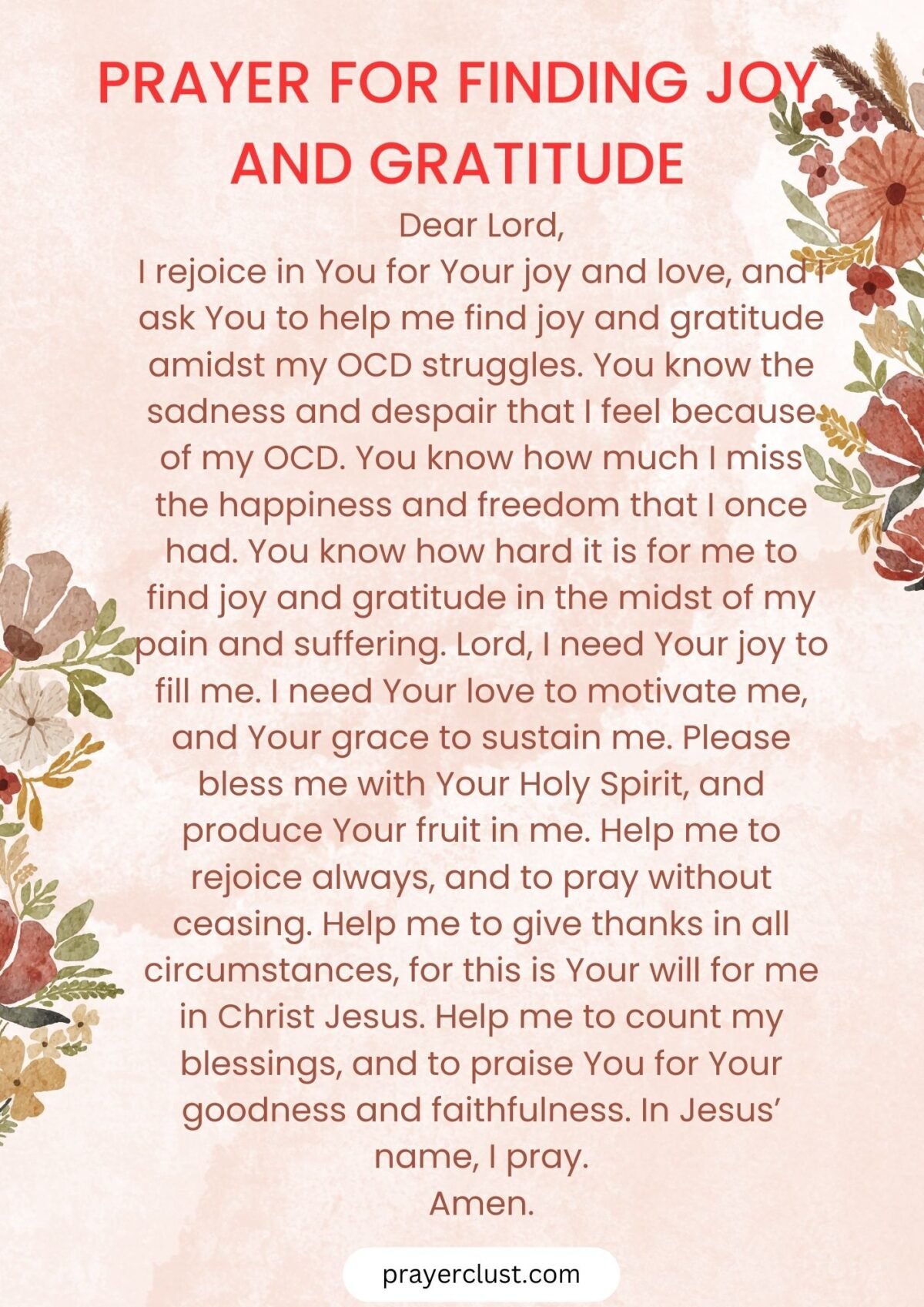 15 Powerful Prayers for OCD Sufferers Seeking Strength and Acceptance