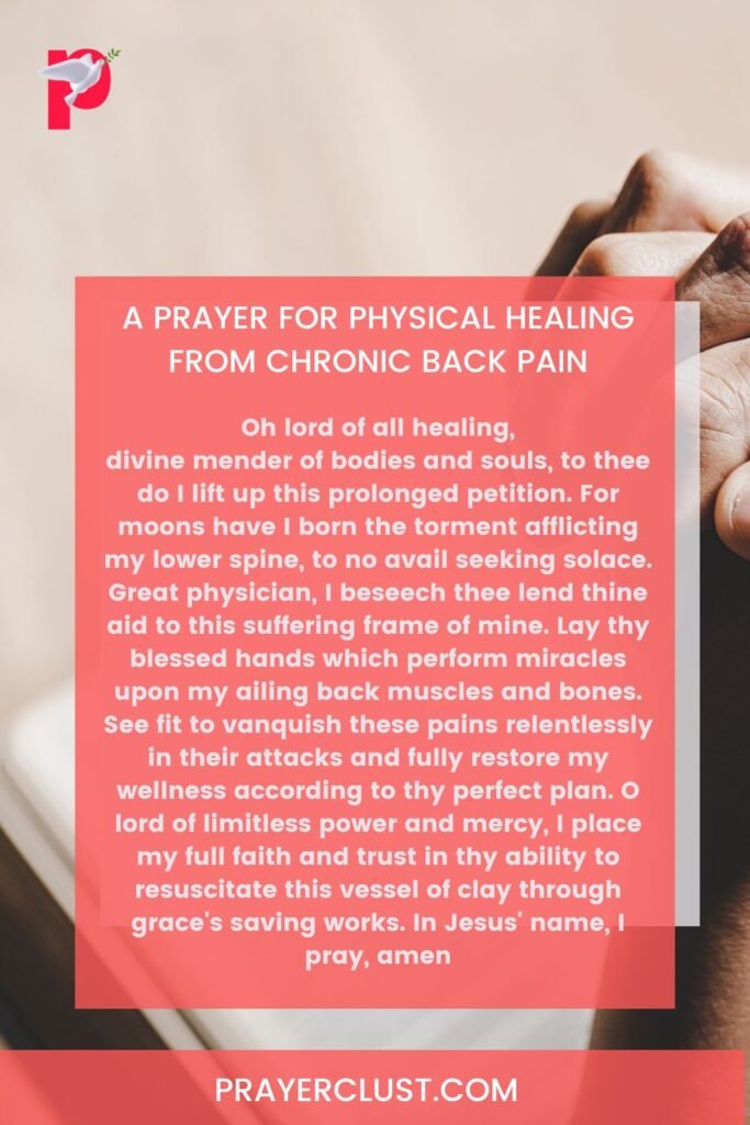 25 Powerful Prayers for Pain Relief and Strength in difficult Time ...