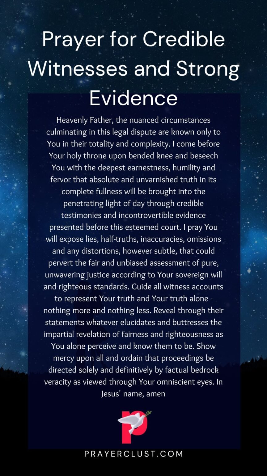 20 Powerful Prayers for Victory in Court Cases - Prayer Clust