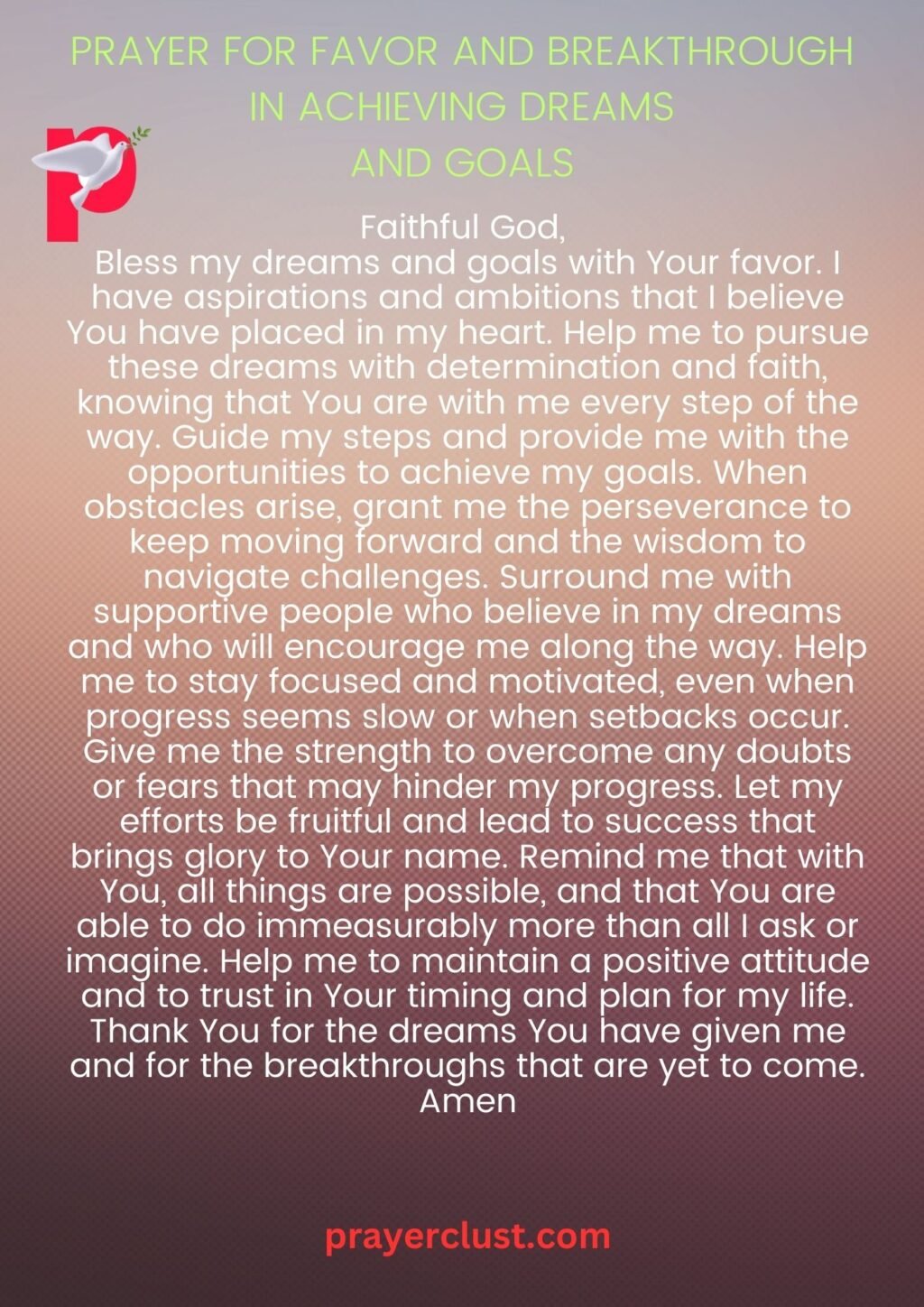 18 Powerful Prayers for Favor and Breakthrough to Unlock Divine ...