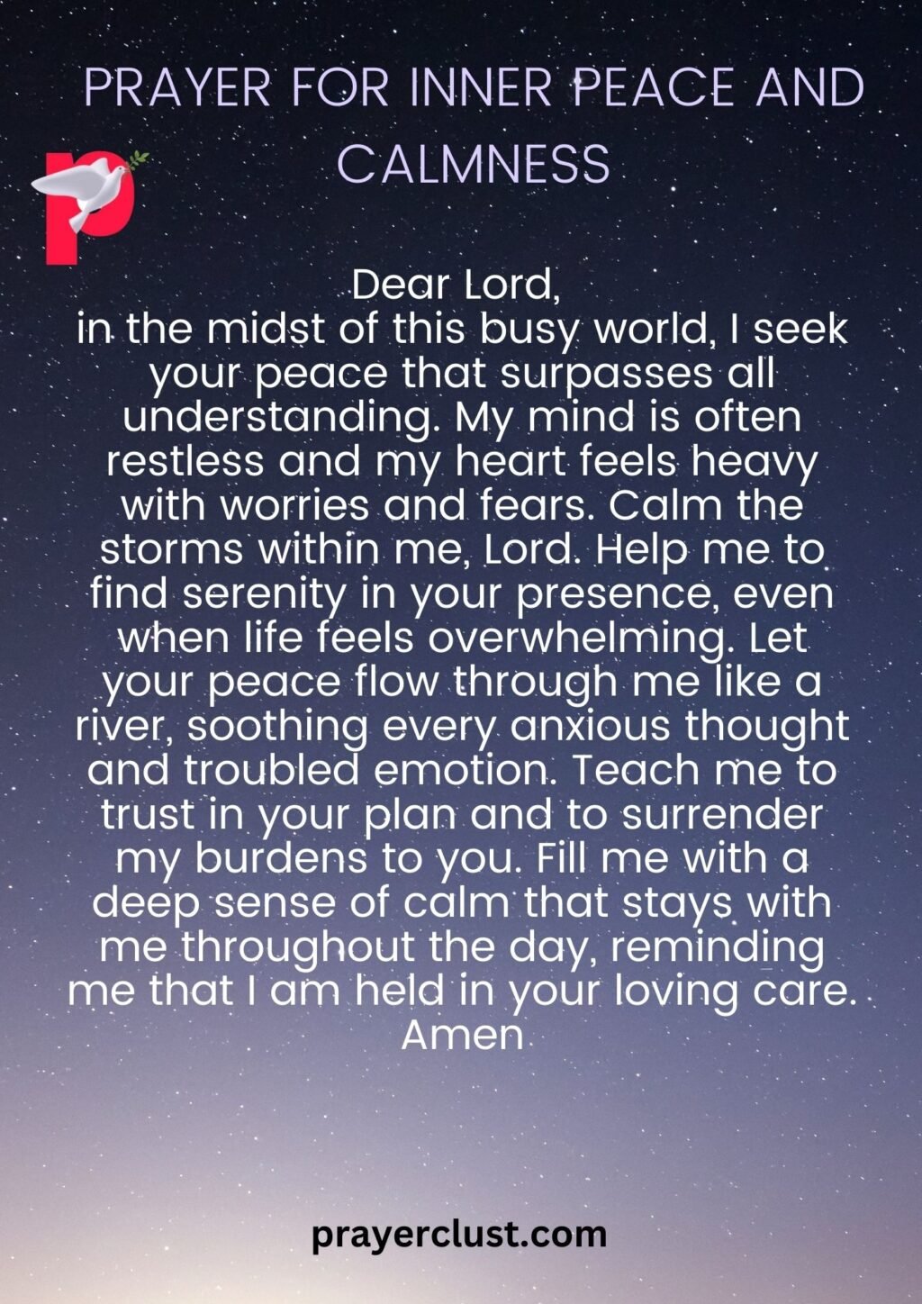 15 Powerful Prayers for Wisdom and Peace in Your Daily Life - Prayer Clust