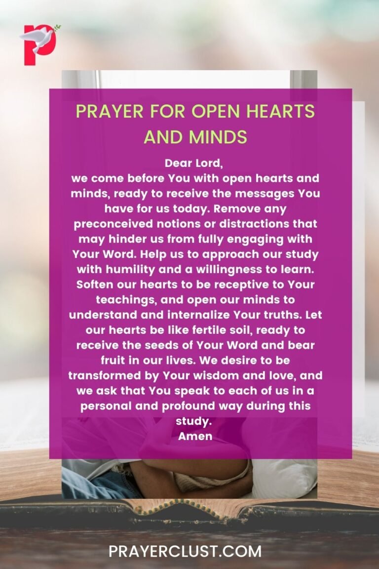 12 Powerful Opening Prayers for Bible Study - Prayer Clust