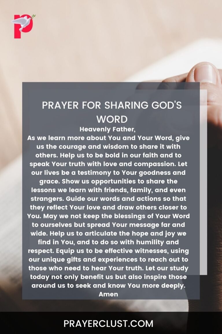 12 Powerful Opening Prayers for Bible Study - Prayer Clust