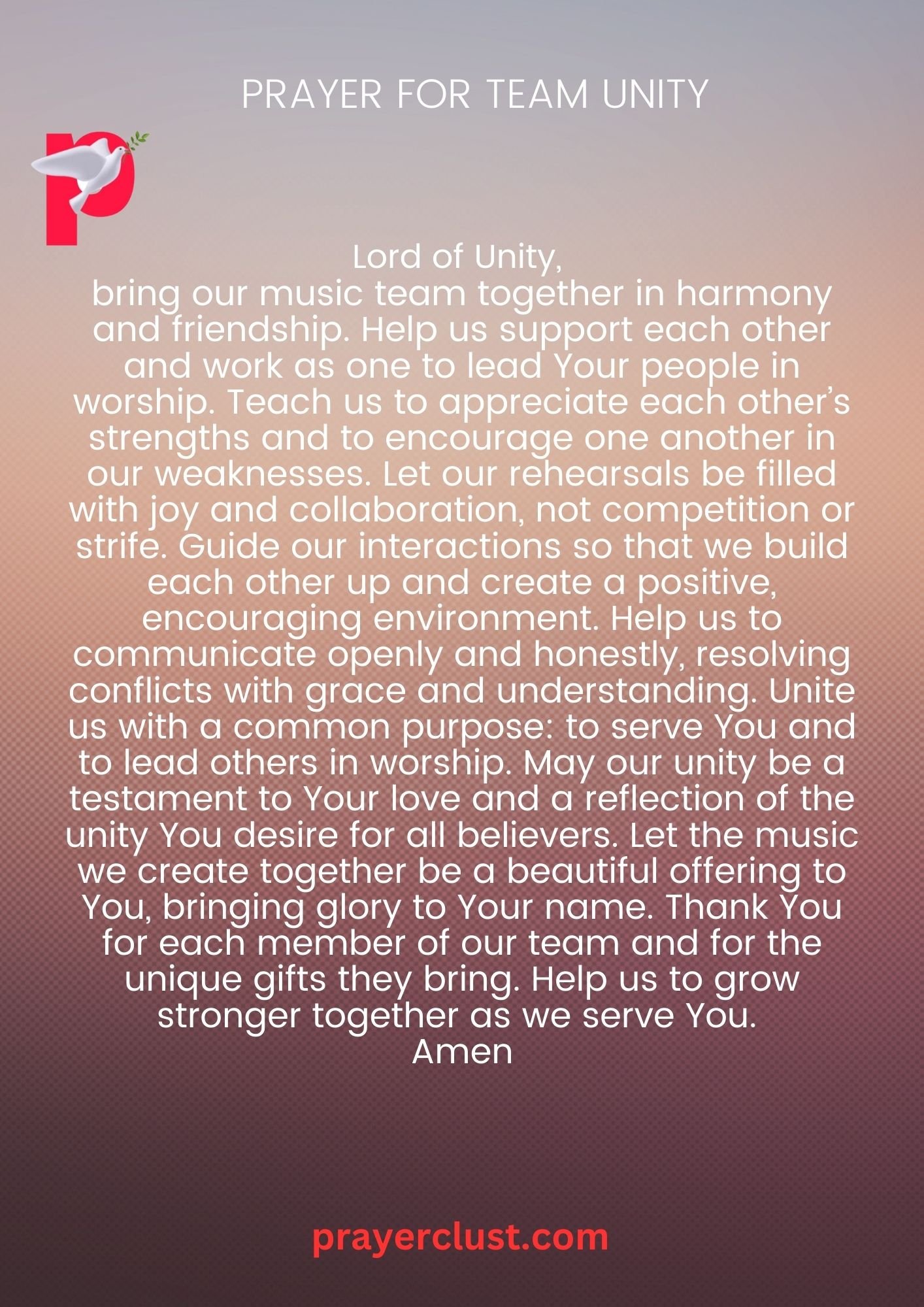 15 Heartfelt Prayers for Church Musicians and Ministry to Find Strength ...