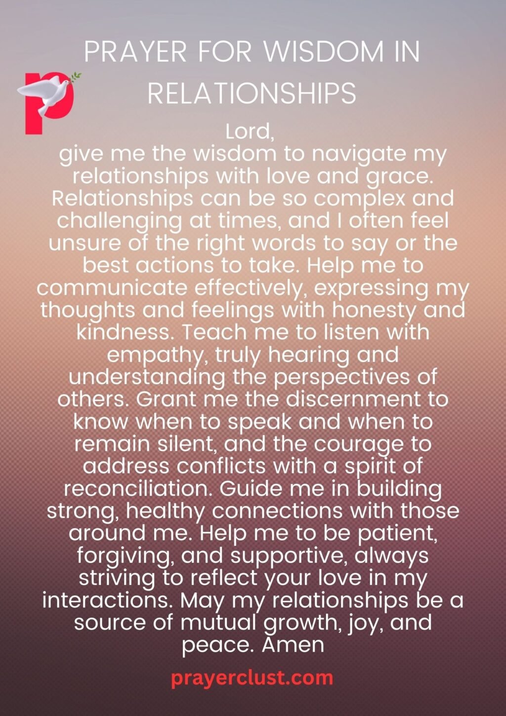15 Powerful Prayers for Wisdom and Peace in Your Daily Life - Prayer Clust