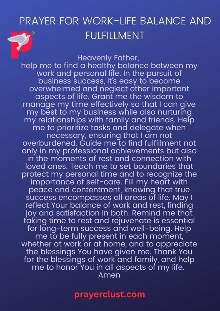 15 Uplifting Prayers for Success and Prosperity in Business: Unlock ...